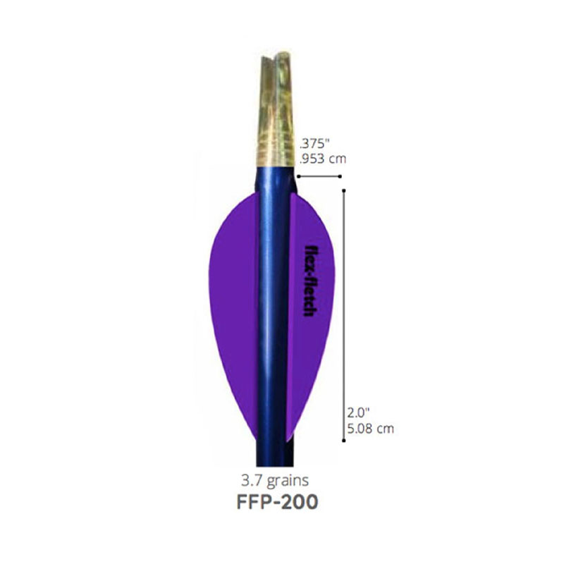 Flex-Fletch Vanes FFP No-Prep Parabolic | DutchBowStore.com