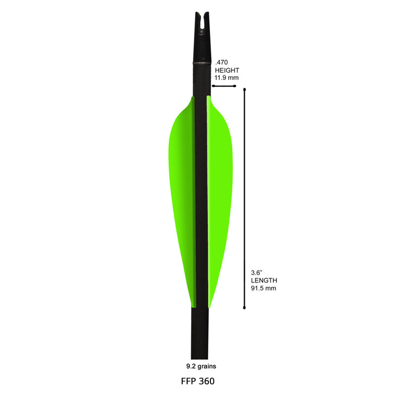 Flex-Fletch Vanes FFP No-Prep Parabolic | DutchBowStore.com