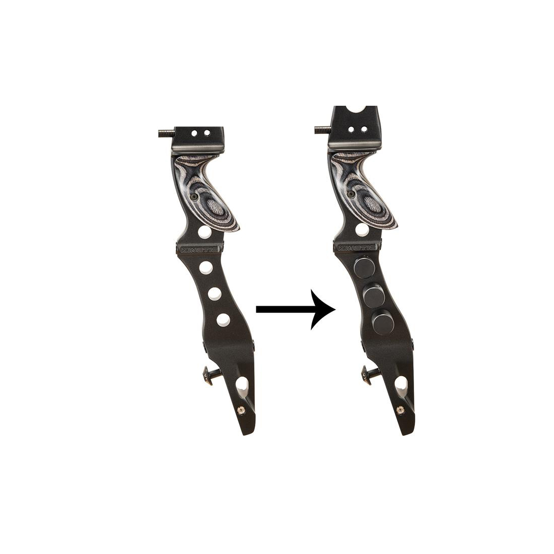 Kinetic Vygo Barebow Riser 25inch | DutchBowStore.com